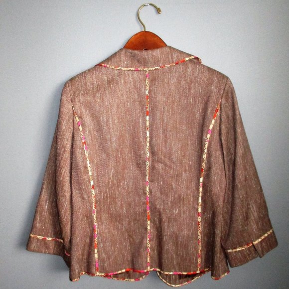 Sigrid Olsen | Jackets & Coats | Sigrid Olsen Collection Linen Blend ...